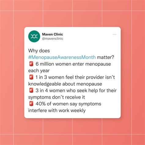 Maven Clinic On Linkedin Menopauseawarenessmonth