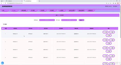 Java课程设计（免费）springboot篮球联盟管理系统包含文档代码讲解 Csdn博客