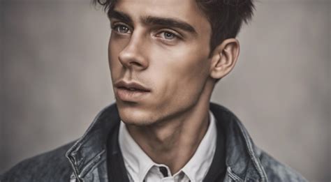 Premium Photo Portrait Of A Pretty Man Portrait Of A Fashion Boy