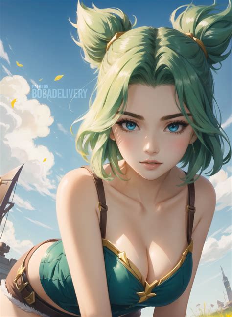 Zeri League Of Legends By Bobadelivery On Deviantart