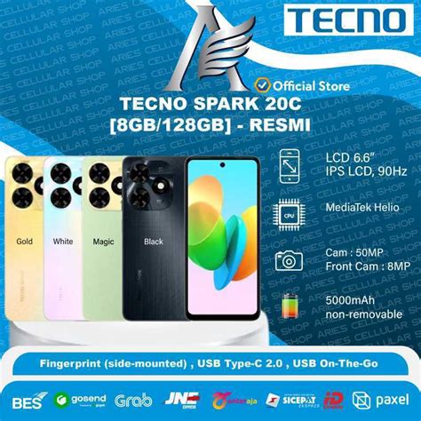 Jual Tecno Spark C Garansi Resmi Di Seller Hp Resmi Official Store Hp Resmi Kota