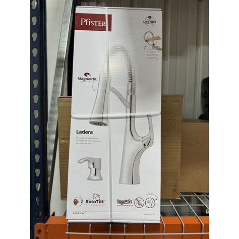 Pfister Ladera Culinary Pull Down Spray Kitchen Faucet W Soap Dispenser Chrome Online