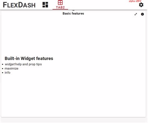 Core Concepts Flexdash