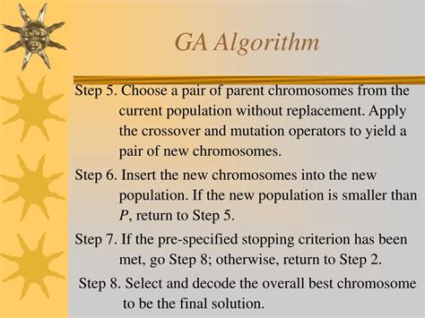 Ppt Ga Genetic Algorithm Powerpoint Presentation Free Download Id