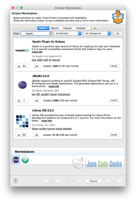 Vaadin Tutorial Java Code Geeks