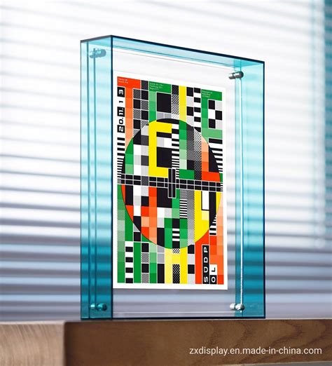 New Design Floating Effect Acrylic Plastic Picture Photo Frame With