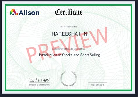 Hareesha H N On Linkedin Just I Learn Stock And Short Selling From Alison