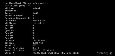 Linux逻辑卷管理器（pv、vg、lv、pe）linux Lv Csdn博客