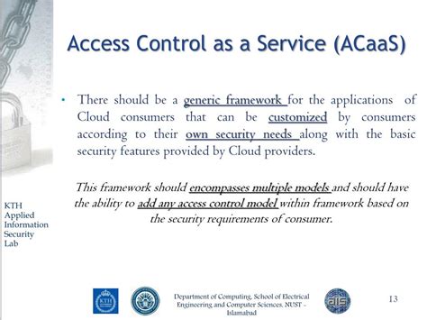 Ppt Extensible Access Control Framework For Cloud Based Applications