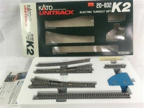 Kato Unitrack N Scale Electric Turnout Set K2 20 832 For Sale Online Ebay