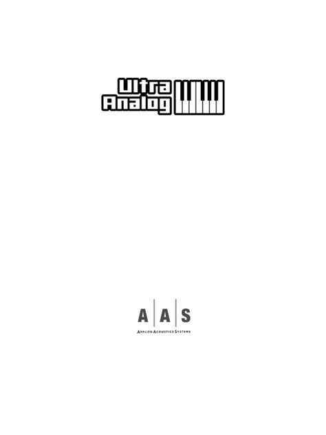 Ultra Analog Manual Pdf Icon Computing Computer File