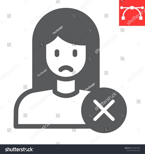 Sex Discrimination Glyph Icon Feminism Sexism Stock Vector Royalty Free 1851067264 Shutterstock