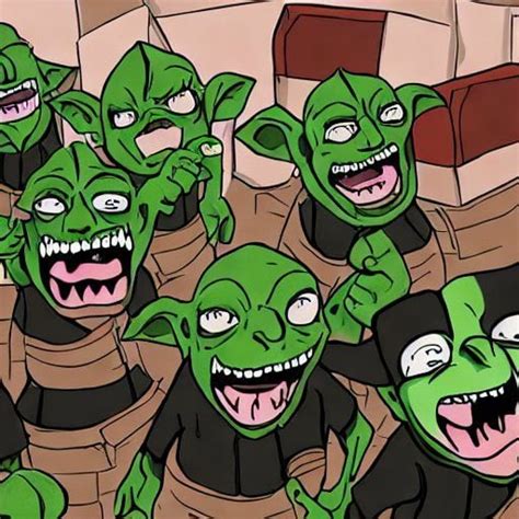 goblins attacking