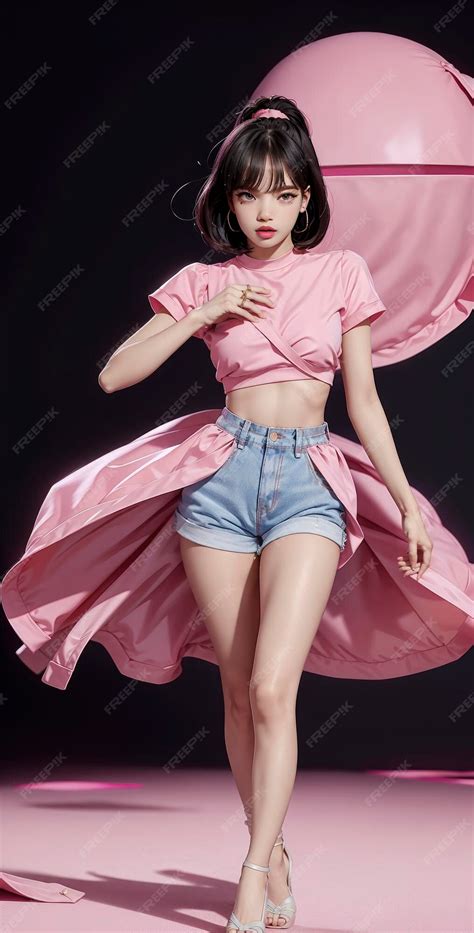 Premium Ai Image Blackpink Lisa Anime