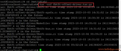 Xillinux 章节六 补充 Smartzynq Sp 板载 Spi Lcd屏幕驱动的编译及安装（选看） Hello Fpga