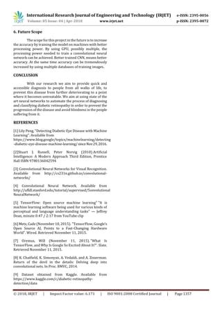 IRJET Convolutional Neural Networks For Automatic Classification Of