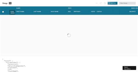 CUBS React Virtualized Resizable Sortable Filterable Table Forked Codesandbox
