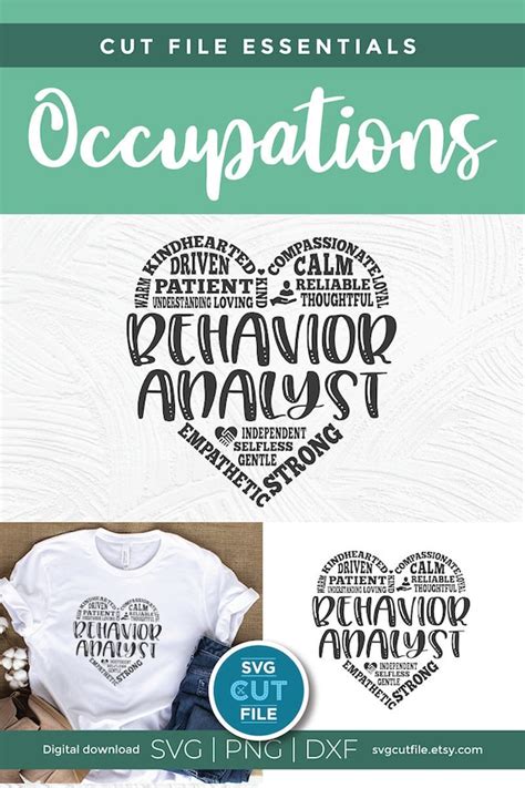 Behavior Analyst Svg Bcba Svg Lba Svg School Behavior Etsy