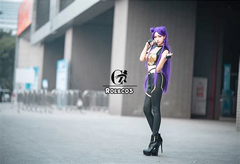 ROLECOS Game LOL K DA Kaisa Cosplay Costume LOL KDA Cosplay Costume Leather Uniform Sexy Costume