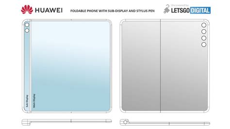 Huawei Patents Foldable Phone With A Sub Display Stylus Android Community