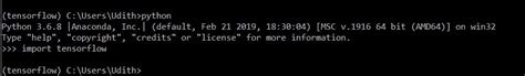 Python On Anaconda Jupyter Notebook Not Respond To Import Tensorflow No Errors Stack Overflow