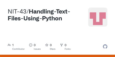 Github Nit 43handling Text Files Using Python