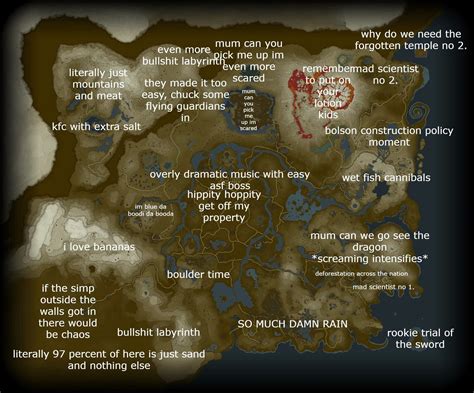 Basic Facts About The Botw Map Rbreathofthewild Basic Facts About The Botw Map Rbreathofthewild