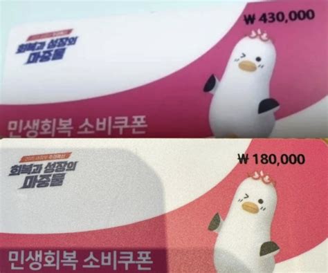 기초수급자 소문 내라는거냐소비쿠폰 선불카드에 43만원 낙인 머니투데이