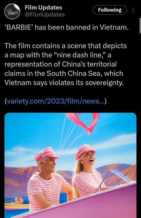 do you guys think barbie movie will be banned here also in the