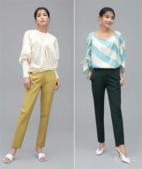 라우렐 봄 시즌 겨냥 트위드 니트 자켓과 스트레치 팬츠 출시