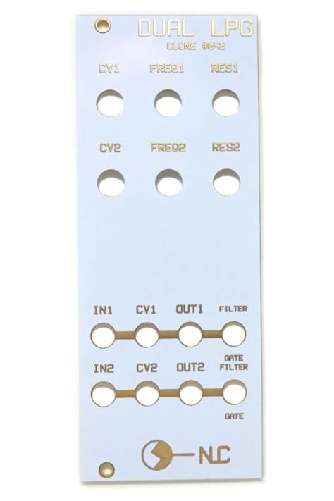 dual lpg dual low pass gate panel nonlinear circuits modular