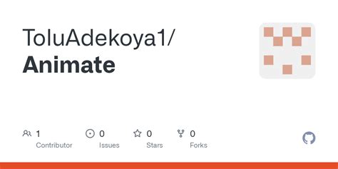 GitHub ToluAdekoya1 Animate