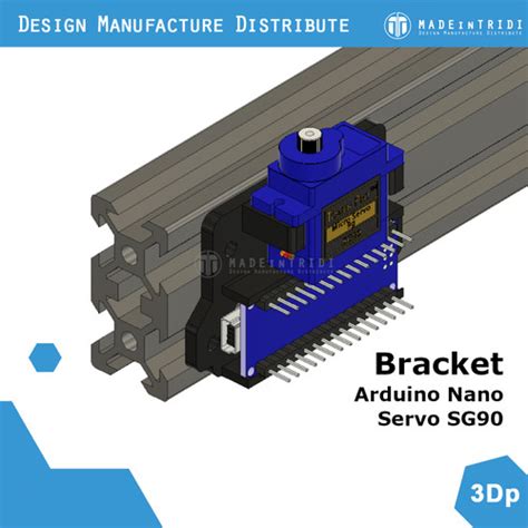 Jual Bracket Servo Sg90 Arduino Nano Dudukan Stand Holder Arduino V1 Putih Kab Lebak