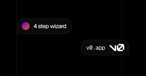 4 Step Wizard V0 By Vercel