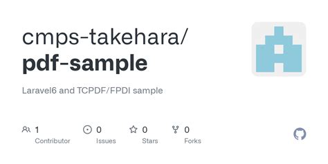 Github Cmps Takeharapdf Sample Laravel6 And Tcpdffpdi Sample