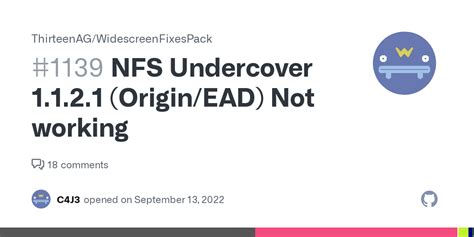 Nfs Undercover 1121 Originead Not Working · Issue 1139