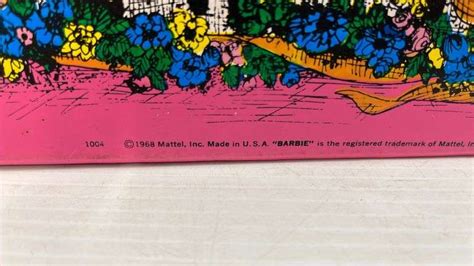 Vintage 1968 Barbie Case Good Missing Cardboard Drawers Vintage 1963 Scooter Doll Good Bag