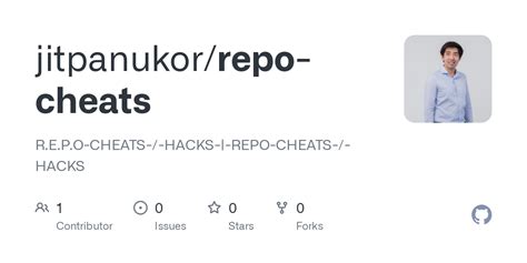 Repo Cheatsreadmemd At Main · Jitpanukorrepo Cheats · Github