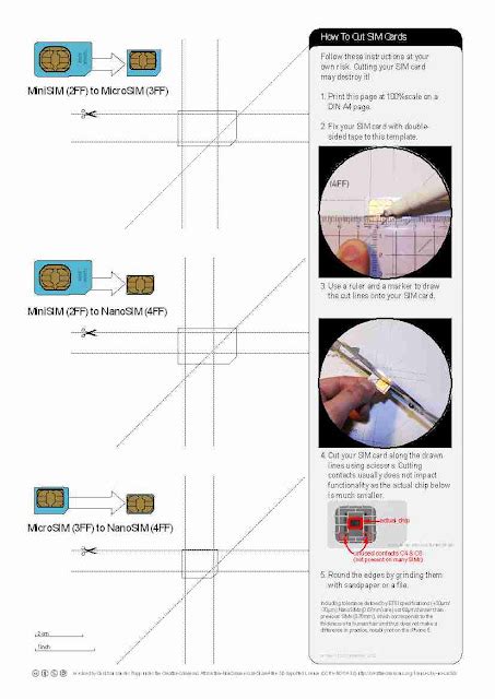 How To Cut Your Own Nano Sim Card For Your Iphone 5 Without Sim Cut