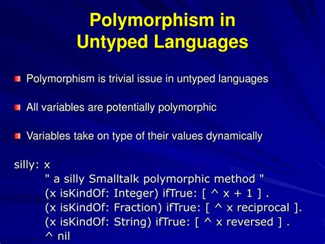 Ppt Polymorphism Budds Uoopj Ch 12 Powerpoint Presentation Free Download Id5614445