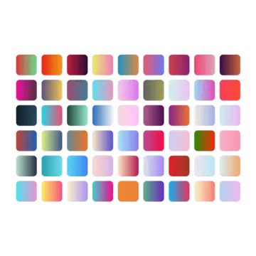 Vector Gradient Set Multicolor Sphere Gradient Gradient Pack