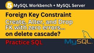 How To Create Foreign Key Constraint With On Delete Cascade In Sql
