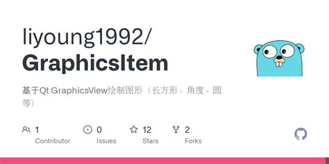 Github Liyoung1992graphicsitem 基于qt Graphicsview绘制图形（长方形、角度、圆等）