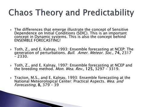 Ppt Chaos Theory And Predictability Powerpoint Presentation Free