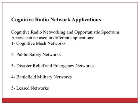 Cognitive Radio Networks Pptx Internet Of Things Internet