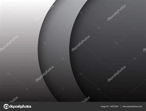 Abstract Gray Curve Overlap Design Modern Background Vector Stock