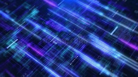 Hud Ui Gui System Analysis Panel With Online Data Communication Top