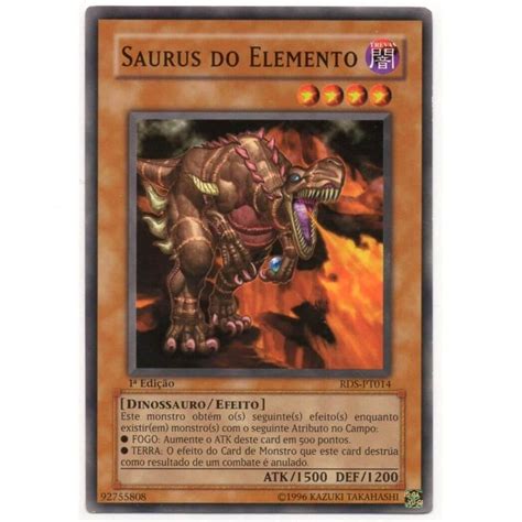 Saurus Do Elemento Rds Pt014 Casa Do Selo