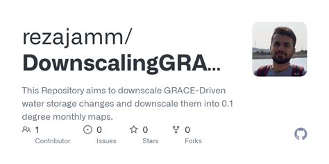 github rezajamm downscalinggrace this repository aims to downscale