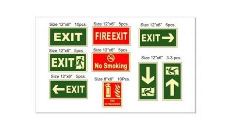 Exit Signages At 1500 Piece In Ghaziabad ID 22385957748